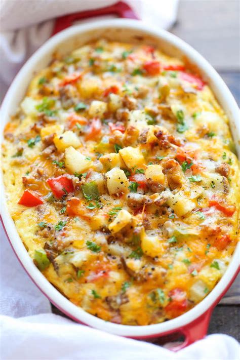 Potato And Sausage Breakfast Casserole