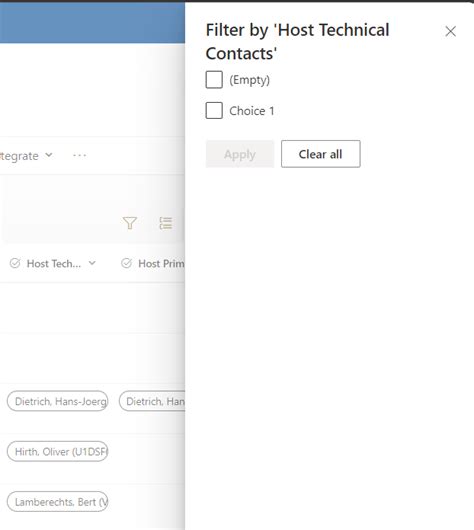 After The Last Sharepoint Update I Cant Filter Choice Type Fields Microsoft Community Hub