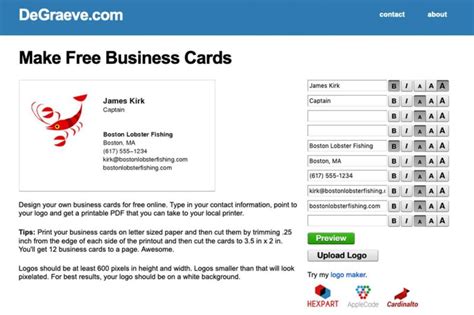 Free Name Card Maker Namecards Com Sg