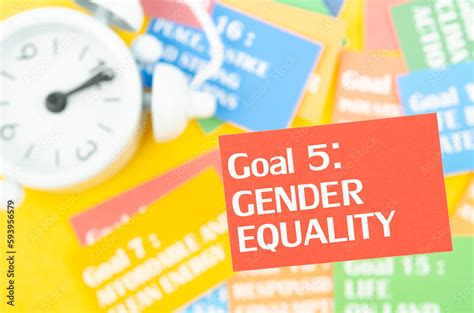 The Goal 5 Gender Equality The Sdgs 17 Development Goals Environment