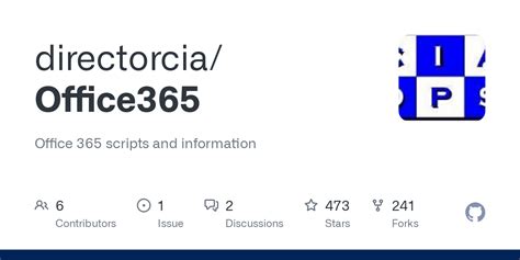 GitHub Directorcia Office365 Office 365 Scripts And Information