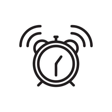 Time And Clock Icon Hour Watch And Date Linear Icons Time Management And Timer Black Outline