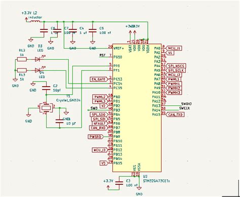 Schematic For Stm32g473 And Drv8305 Hardware Support Simplefoc Community