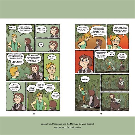 Graphic Novel Review Plain Jane And The Mermaid By Vera Brosgol
