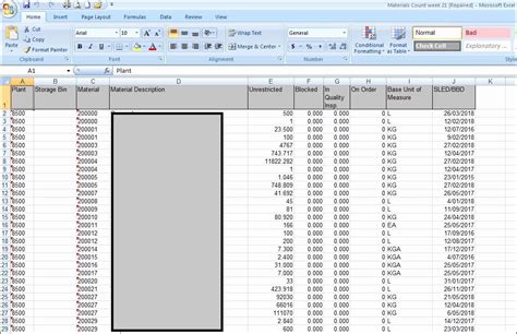 Inventory Cycle Count Excel Template Shooters Journal