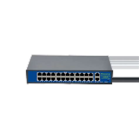 Hisource 24 Port Poe Switch Marka Kamera Yangın Algılama Güvenlik Sistemleri Omtel