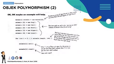 PBO Pertemuan 5 Polymorphism PDF