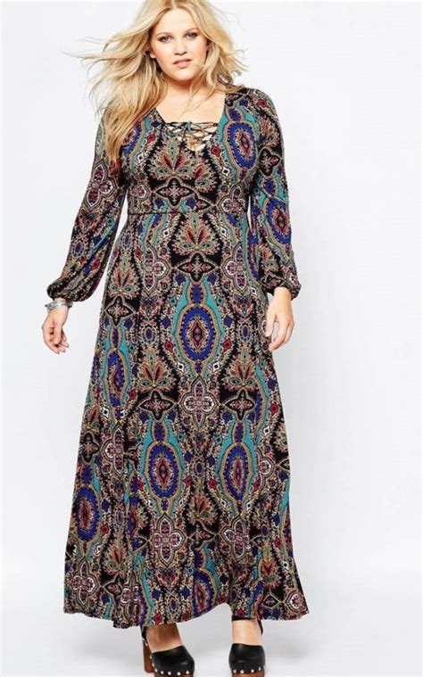 Plus Size Bohemian Maxi Dresses Style 2021 Long Boho Womens Dress