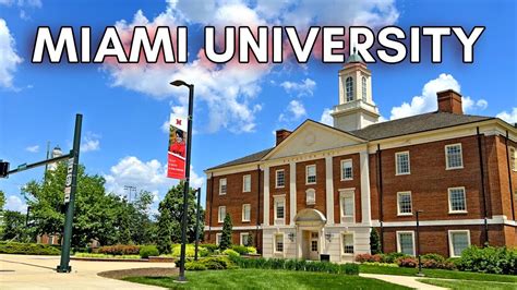 Miami University Oxford Ohio 🇺🇸 Campus Driving Tour Youtube