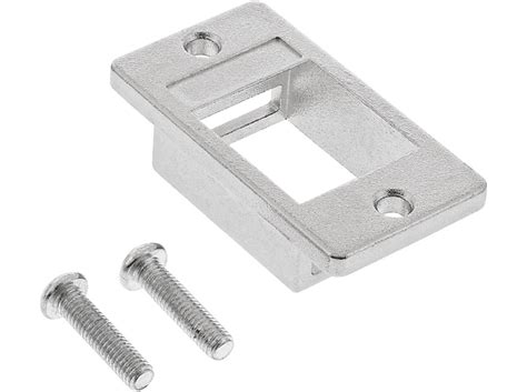 INLINE InLine Keystone SNAP In Modulhalter 1 fach Metall für flache Oberflächen Keystones
