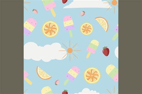 Seamless Pattern Cute Dessert Background Graphic By Febianaputri123 · Creative Fabrica