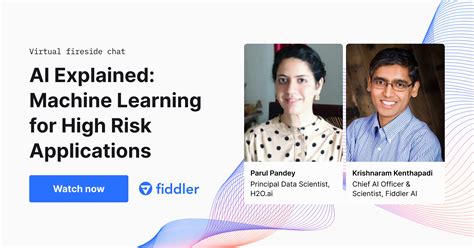 Ai Explained Machine Learning For High Risk Applications Fiddler Ai Webinars