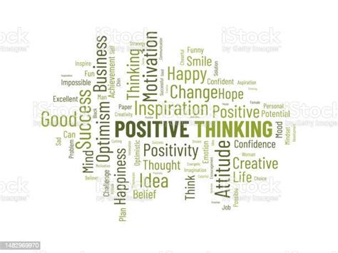 긍정적인 사고를 위한 단어 구름 배경 개념입니다 성공 태도 혁신 낙관주의의 창조적 사고 방식 벡터 그림입니다 감정에 대한 스톡 벡터 아트 및 기타 이미지 Istock