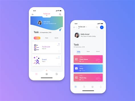 Todo App Concept App Task Management App App Design