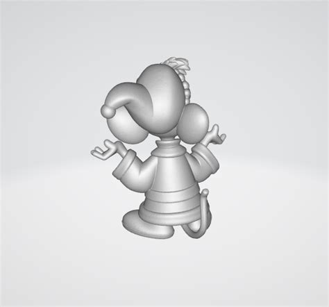 🐁 Мышонок Як праздничный наряд Золушка・Бесплатный Stl для 3d печать