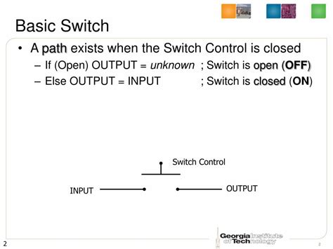 Ppt Ece2030 Introduction To Computer Engineering Lecture 3 Switches