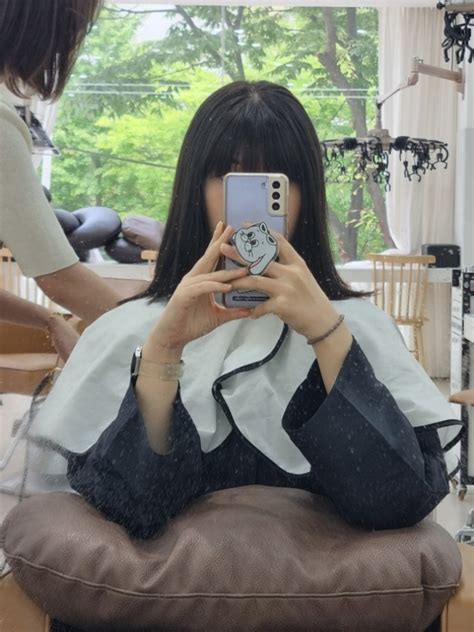 신중동 미용실 어쌤헤어 송이 쌤에게 염색한 후기👍 부천 중동 미용실 염색 맛집은 여기😍🧡 네이버 블로그