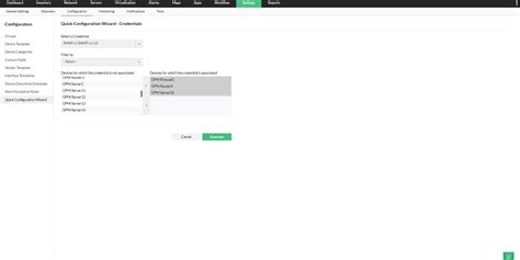Enable Configuration Manageengine Opmanager