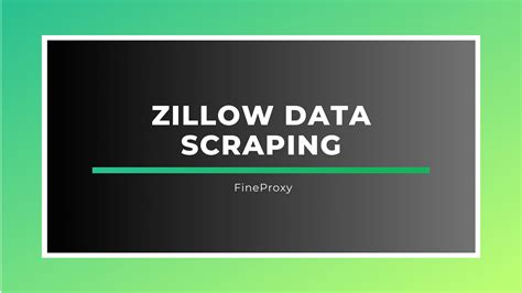 zillow 数据抓取 — 来自 zillow 的数据