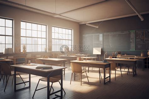 教室场景渲染图片素材 正版创意图片600008130 摄图网