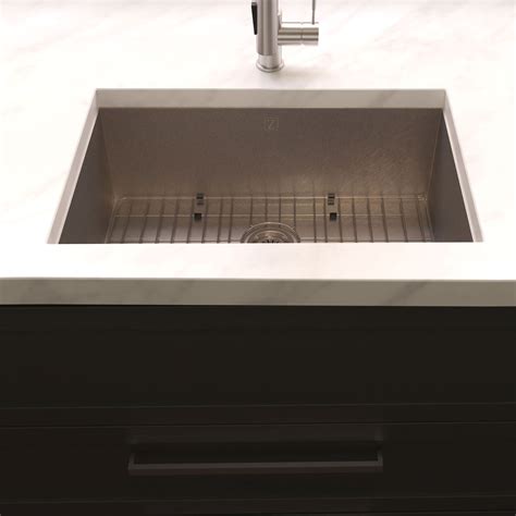 Zline 23 In Meribel Undermount Single Bowl Durasnow® Stainless Steel