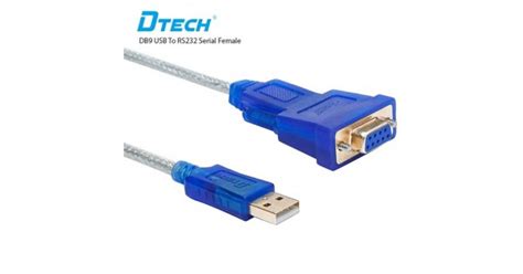 DTECH USB To RS232 Female Serial Adapter Price In Bangladesh