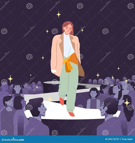 Fashion Models Showing Represent New Outfit Clothes Trendy Modern Stylish Women Posing Walking