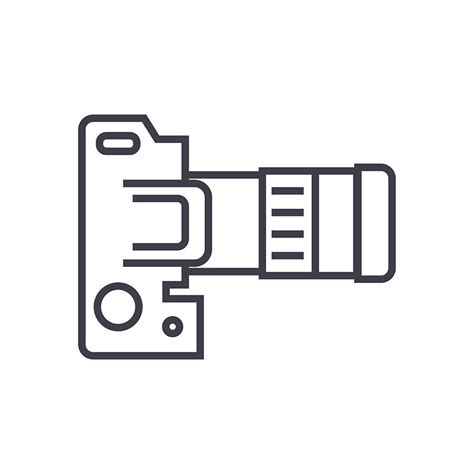 Camera Line Icon At Collection Of Camera Line Icon