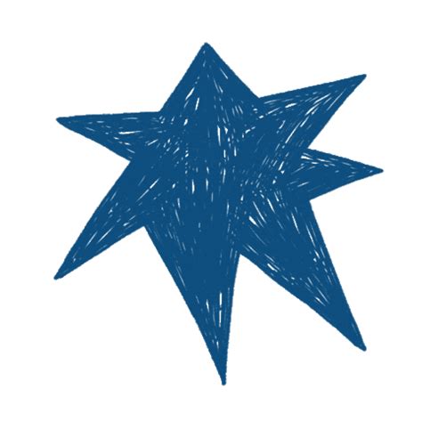 Blue Star Sticker By Marq