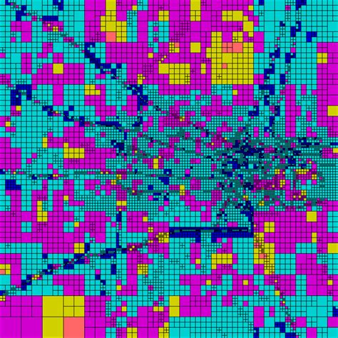 Skeleton Hand Degree Plot Visualization Of Octree Cells With