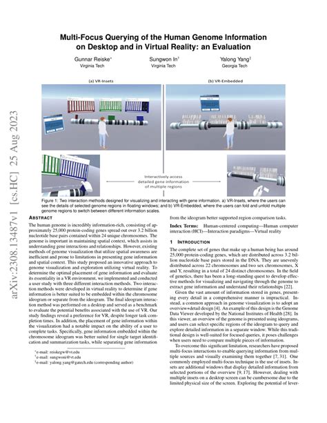 Pdf Multi Focus Querying Of The Human Genome Information On Desktop
