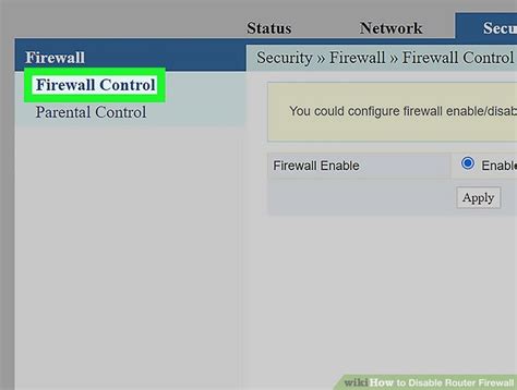 How To Disable Router Firewall With Pictures WikiHow