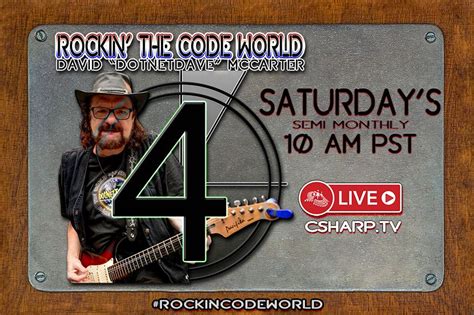 David Mccarter On Linkedin Rockin The Code World Season 4 Wisdom From The Trenches Navigating