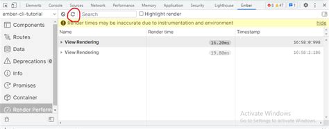 Emberjs Ember Inspector Plugin Geeksforgeeks