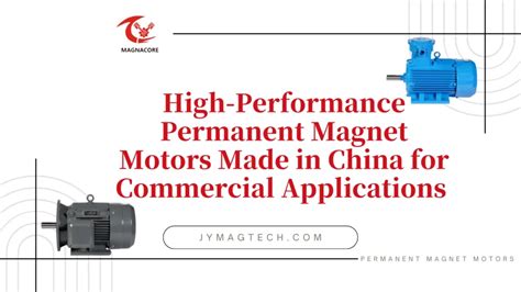 High Performance Permanent Magnet Motors Made In China For Commercial