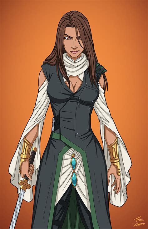Talia Al Ghul E27 Enhanced Commission By Phil Cho On Deviantart