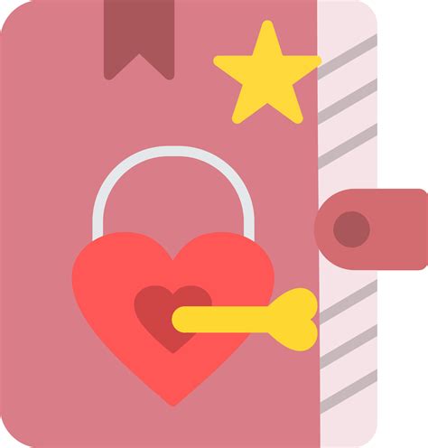 DIARY Flat Icon 43322988 Vector Art At Vecteezy