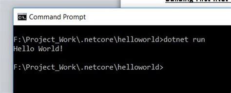 Jump Start Net Core Day One