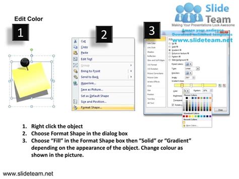 Post It Notes Style Design 4 Powerpoint Ppt Templates PDF