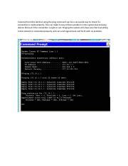 CIS U LabAssignment I Learned From This Lab That Using The Ping Command Can Be A Very