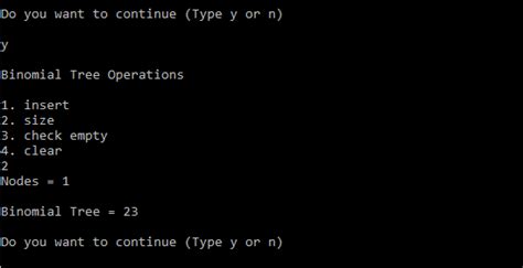 Java Program To Implement Binomial Tree Kashipara