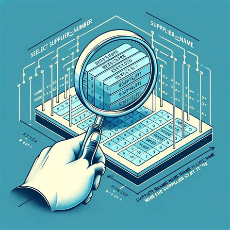 Write An Sql Query To Retrieve The Supplier Number And Supplier Names