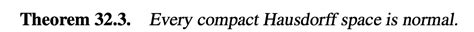 Solved Theorem 32 3 Every Compact Hausdorff Space Is