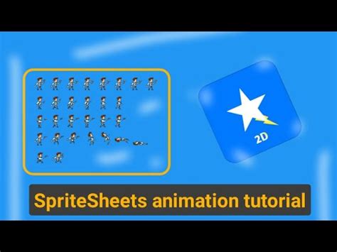 SpriteSheet Animation Tutorial Star2D YouTube