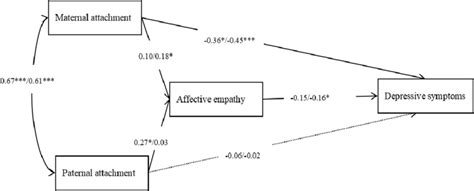 Model Of Affective Empathy As Mediating The Association Between