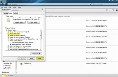 Cant Get Rid Of Menu Bar In Windows Explorer Windows Forums