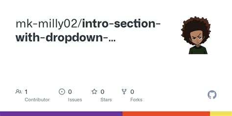 Github Mk Milly02 Intro Section With Dropdown Navigation