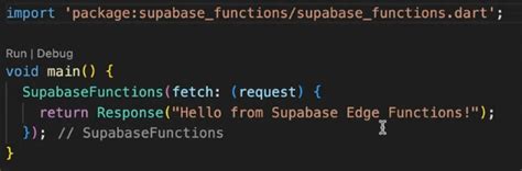 Supabase Edge Functions In Dart Flattered With Flutter