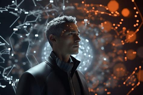 Premium Photo Senior Ai Researcher Exploring Natural Language Generative Ai