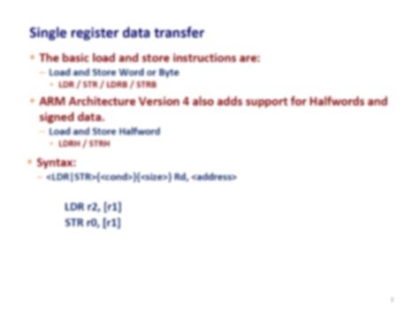 Solution Arm Instruction Set Add Ldr Str 1 Studypool